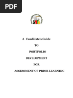 CVQ Students Portfolio Guide | PDF