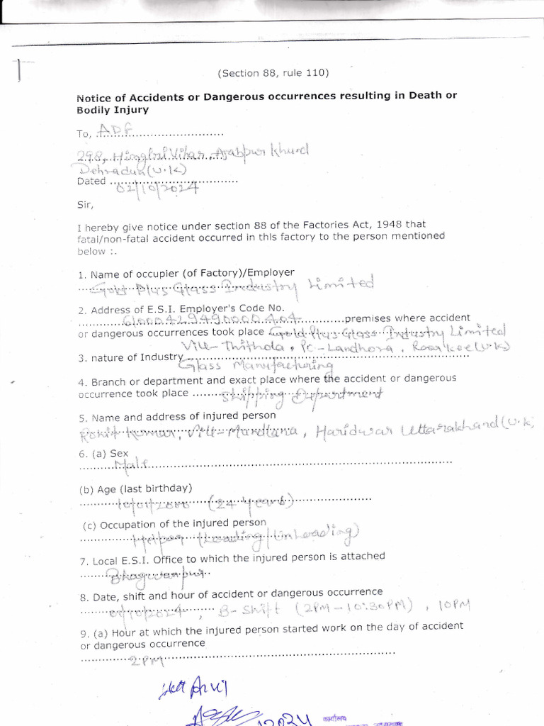 Form 18 Receiving_20241007_0001 | PDF