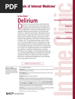 FINAL 4AT Assessment For Delirium | PDF | Dementia | Medicine