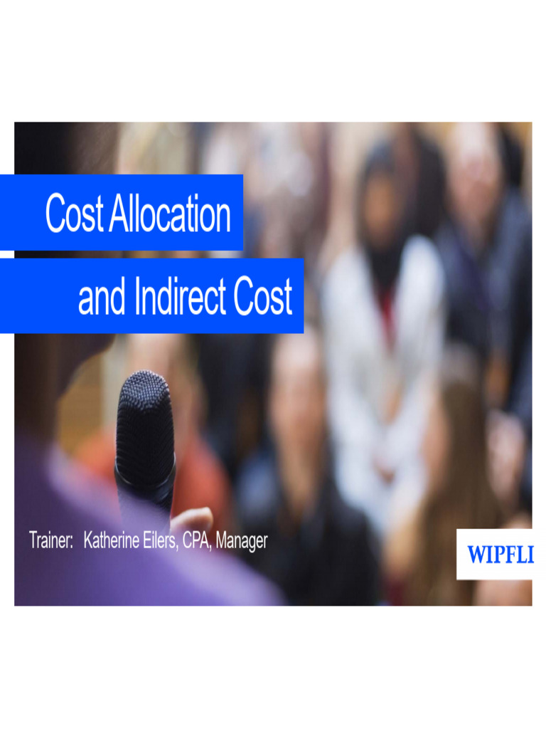 Cost Allocation and Indirect Costs | PDF | Salary | Employee Benefits