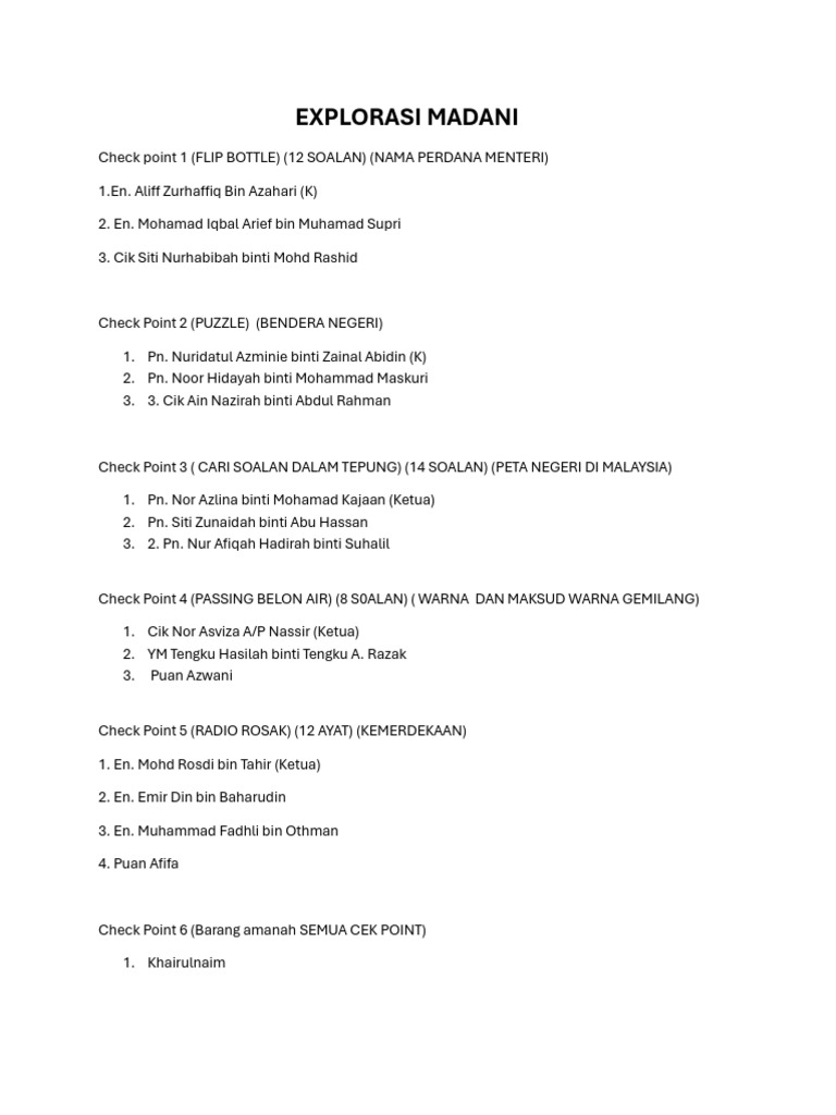 Explorasi Madani | PDF