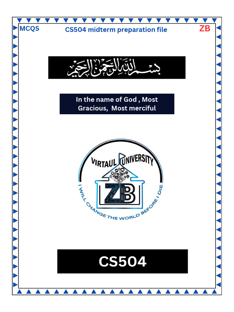 CS504 Midterm Preparation File by ZB | PDF | Time Complexity | Algorithms And Data Structures