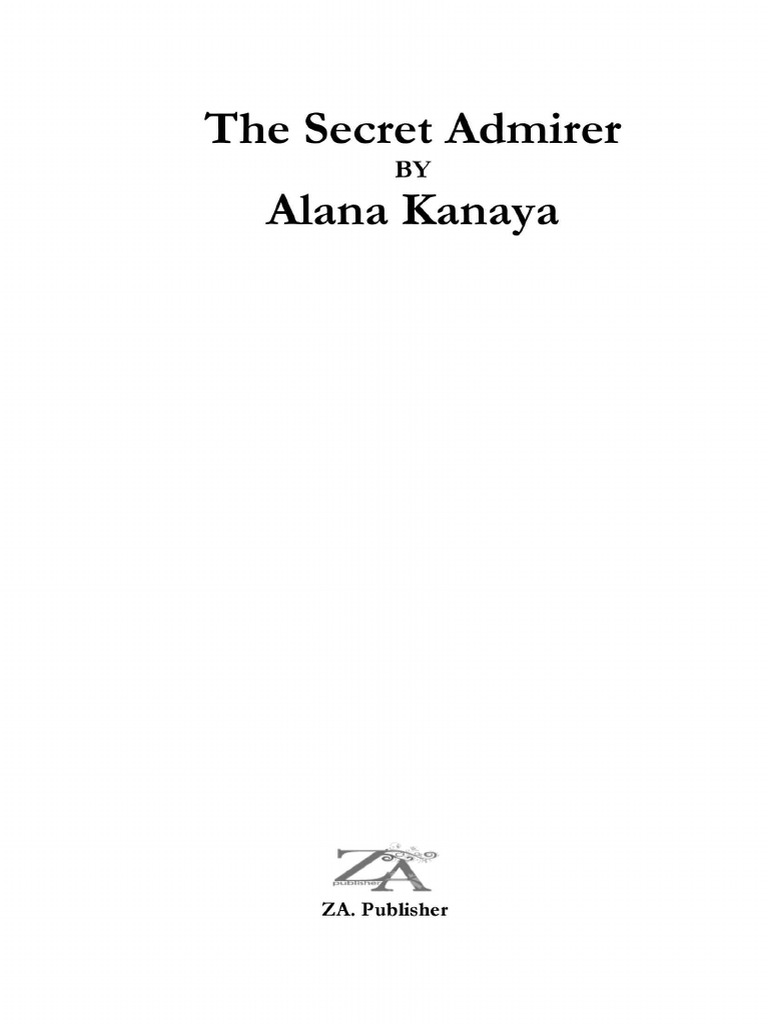 Secret Admirer Novel Overview | PDF