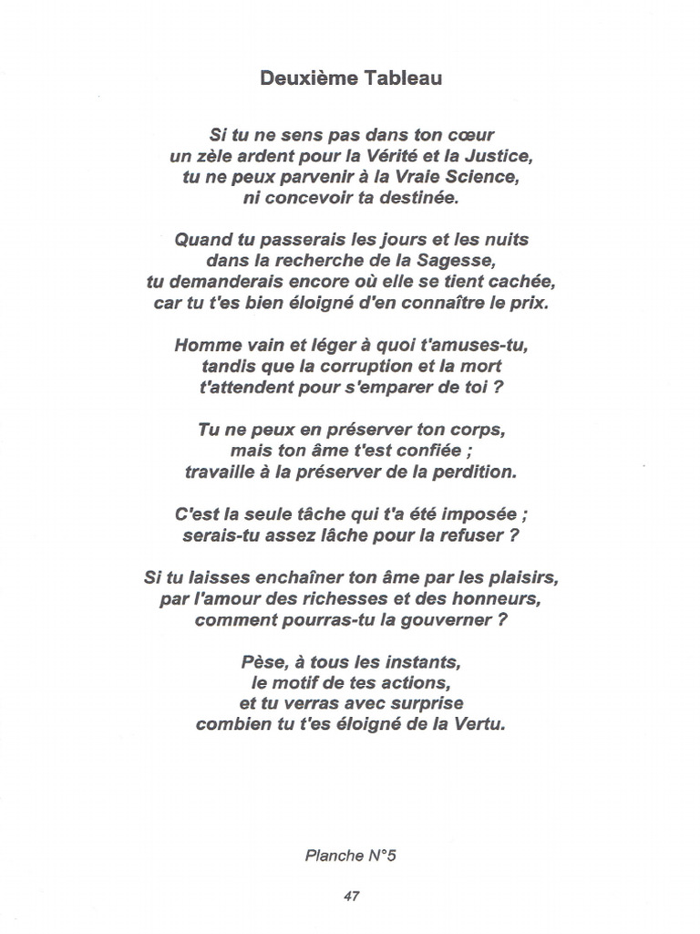 Deuxième Tableau | PDF