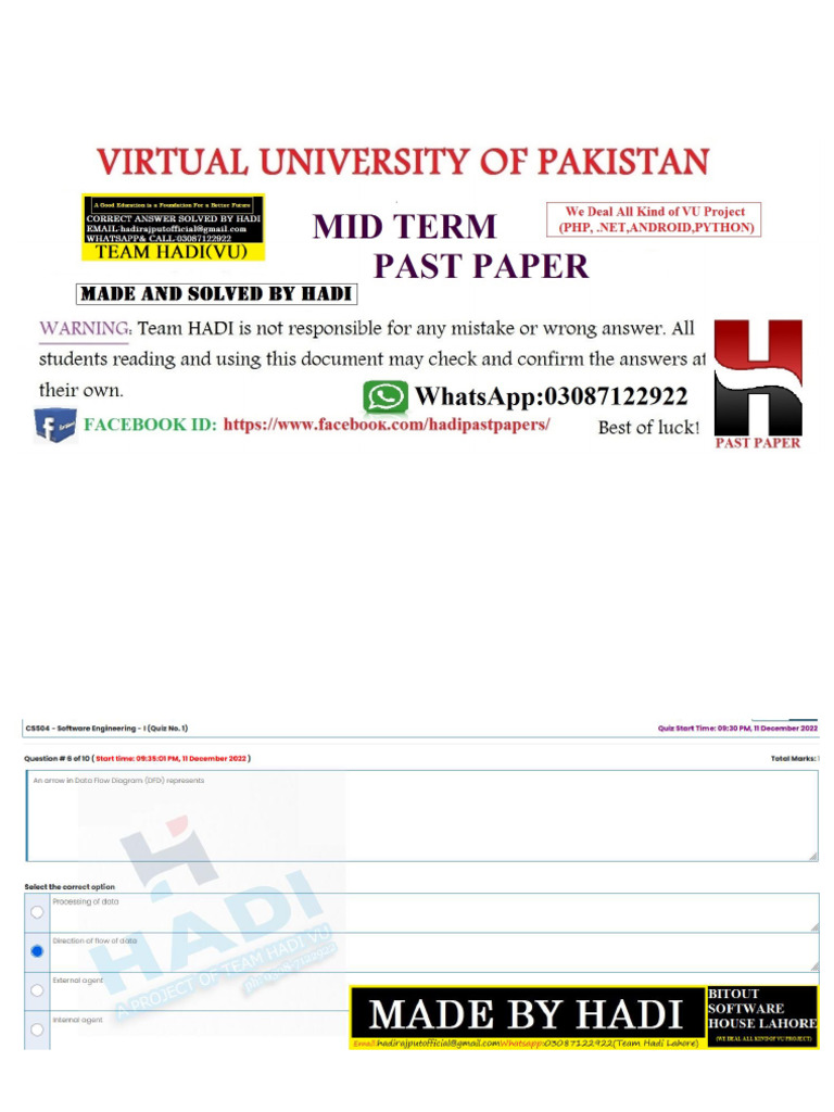 CS504 Midterm File 6 Solved by Team Hadi | PDF