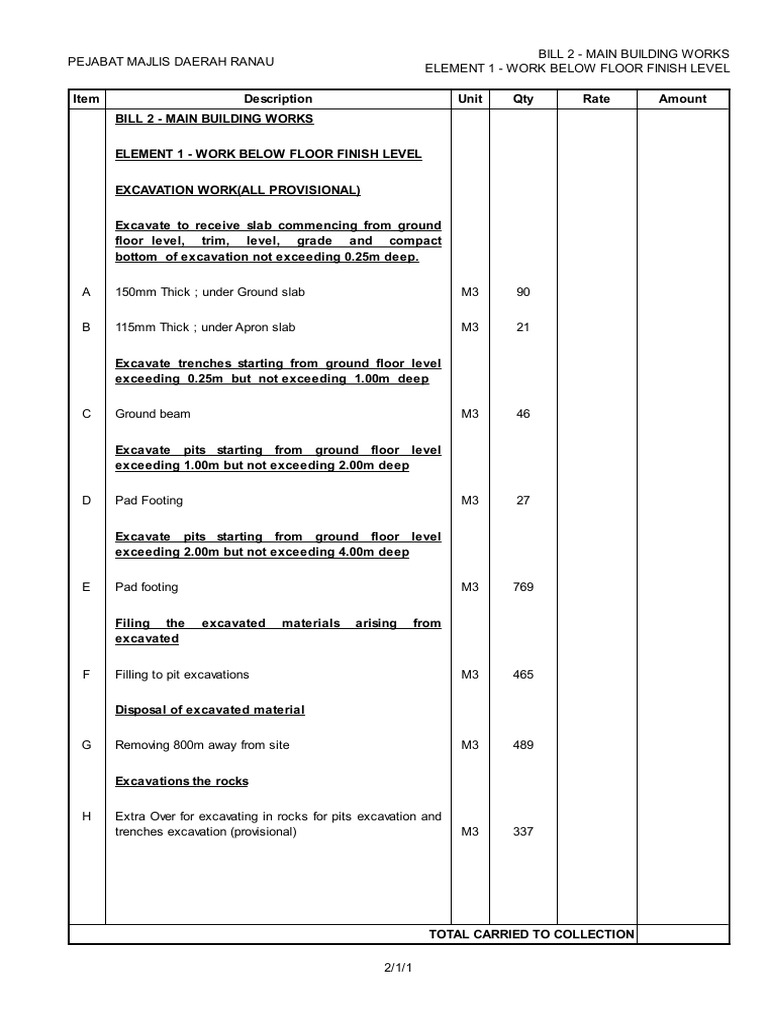 Construction Cost Breakdown | PDF | Stairs | Concrete
