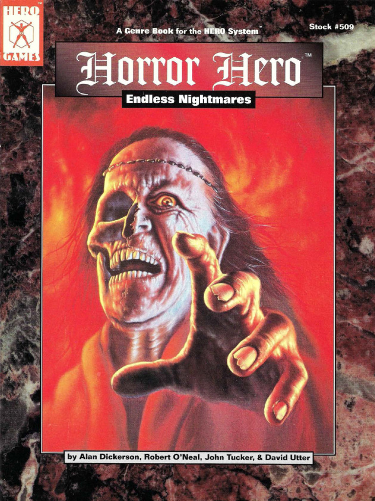Horror Hero - Endless Nightmares | PDF | Horror Films | Role Playing Games