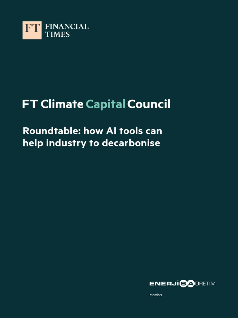 Report How Ai Tools Can Help Industry To Decarbonise Pdf Artificial Intelligence