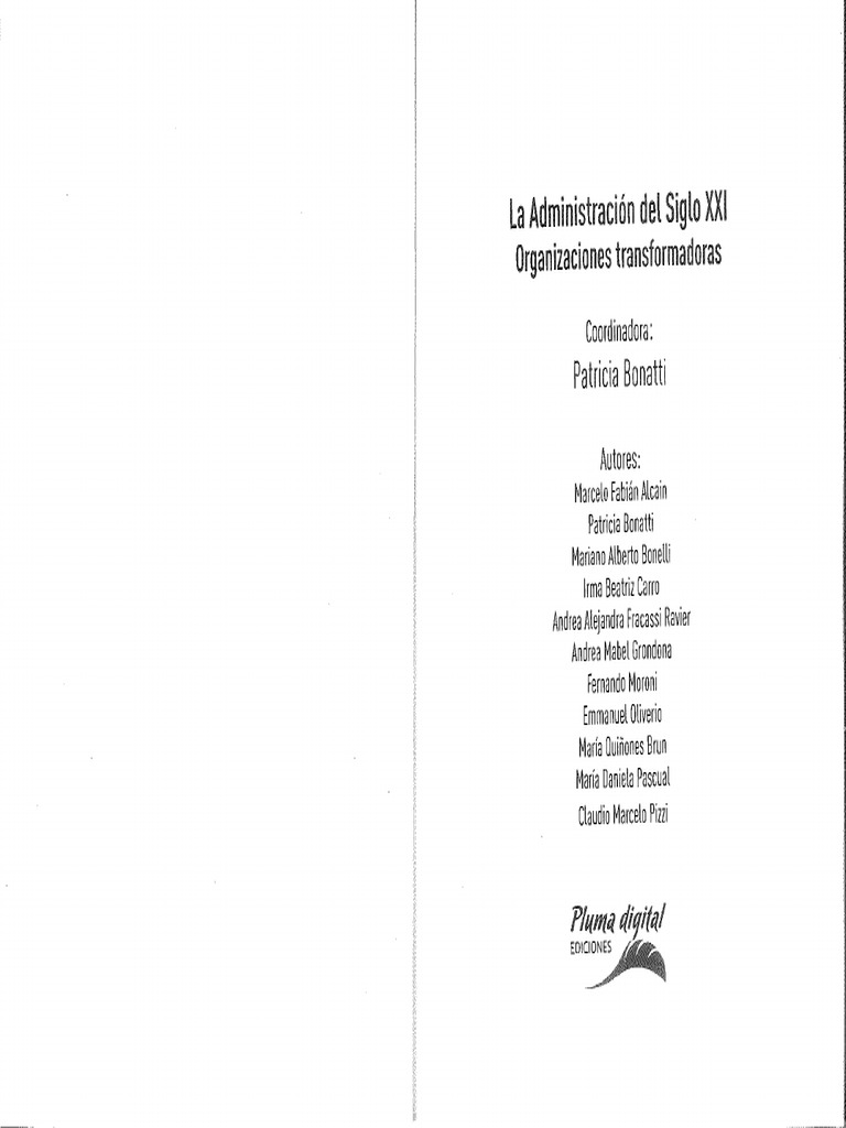 Bonatti - La Administración Del SXXI | PDF