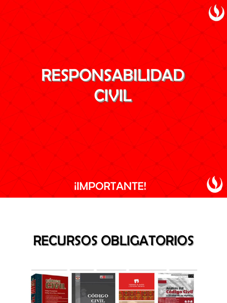 R Civil Unidad 1-Sesion 2 | PDF | Daños y perjuicios | Justicia