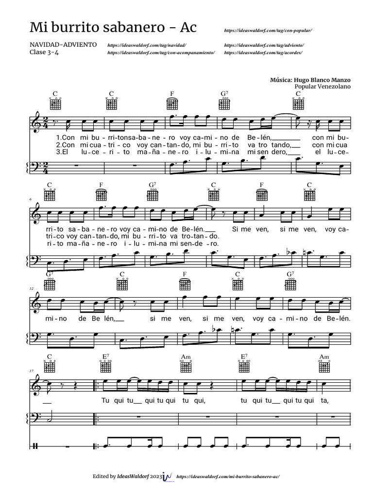 Mi Burrito Sabanero Ac | PDF