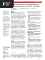 Askling Protocol | PDF | Physical Therapy | Knee