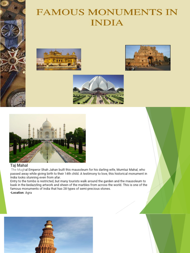 Monuments in India | PDF