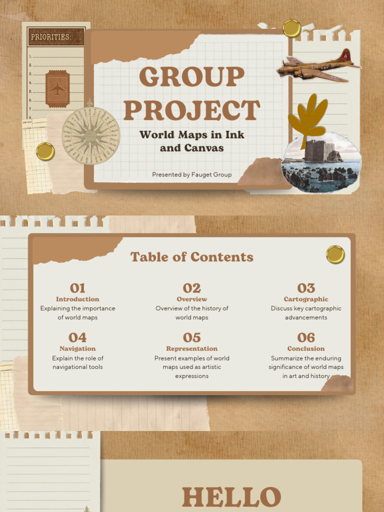 Brown and Beige Vintage World Maps Project Presentation | PDF ...