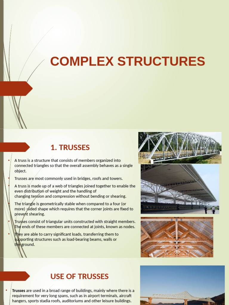 Complex Structures (1) | PDF | Truss | Architectural Elements