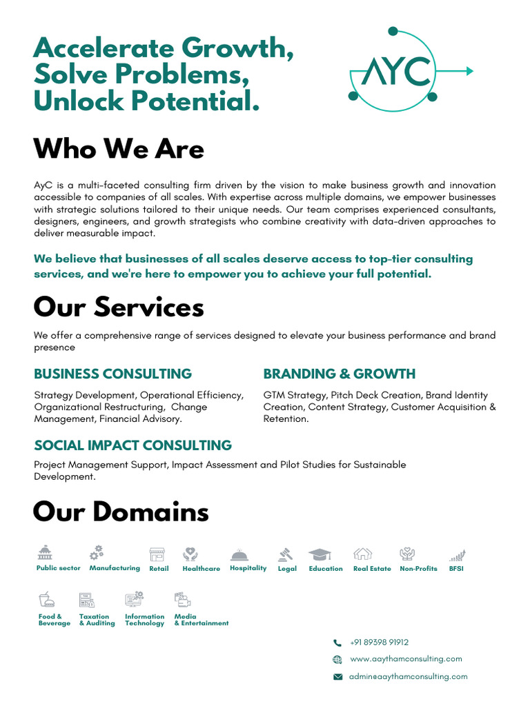 Ayc Company Profile | PDF