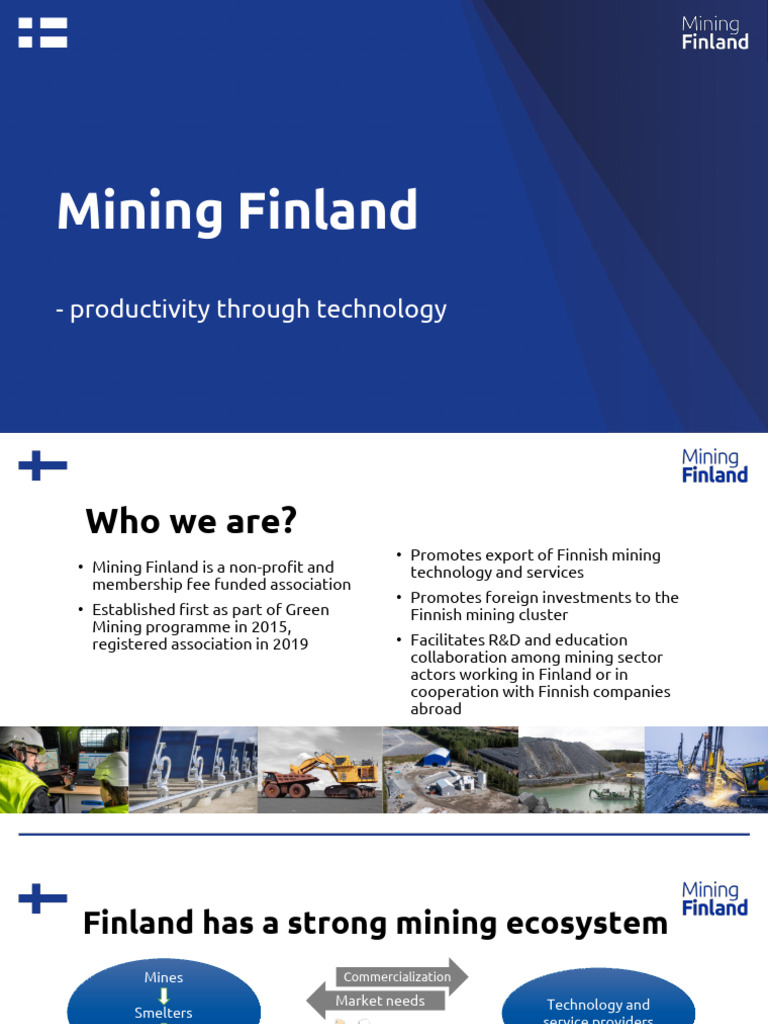 mining-finland-general-presentation | PDF | Mining | Finland