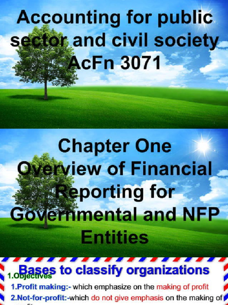 Govt NFP Accounting ch1pptx Presentation 267114777 | PDF