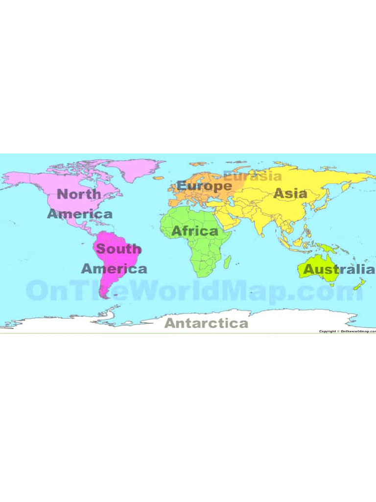 World & Continental Maps | PDF