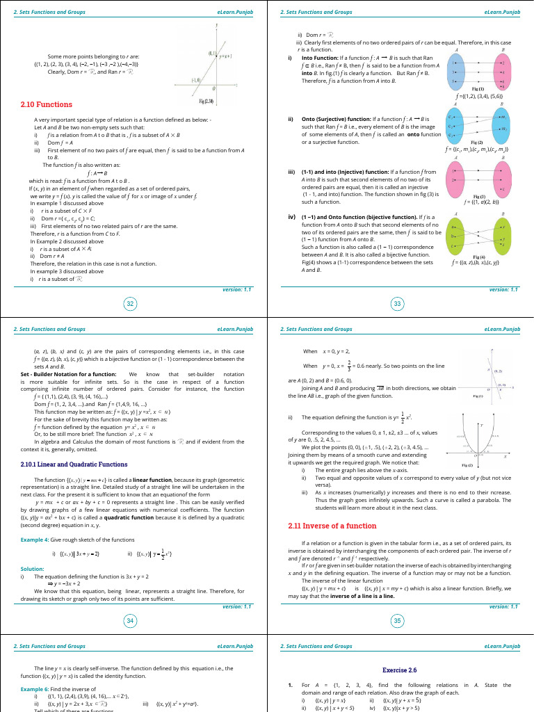 Basic math 2 | PDF | Function (Mathematics) | Mathematics