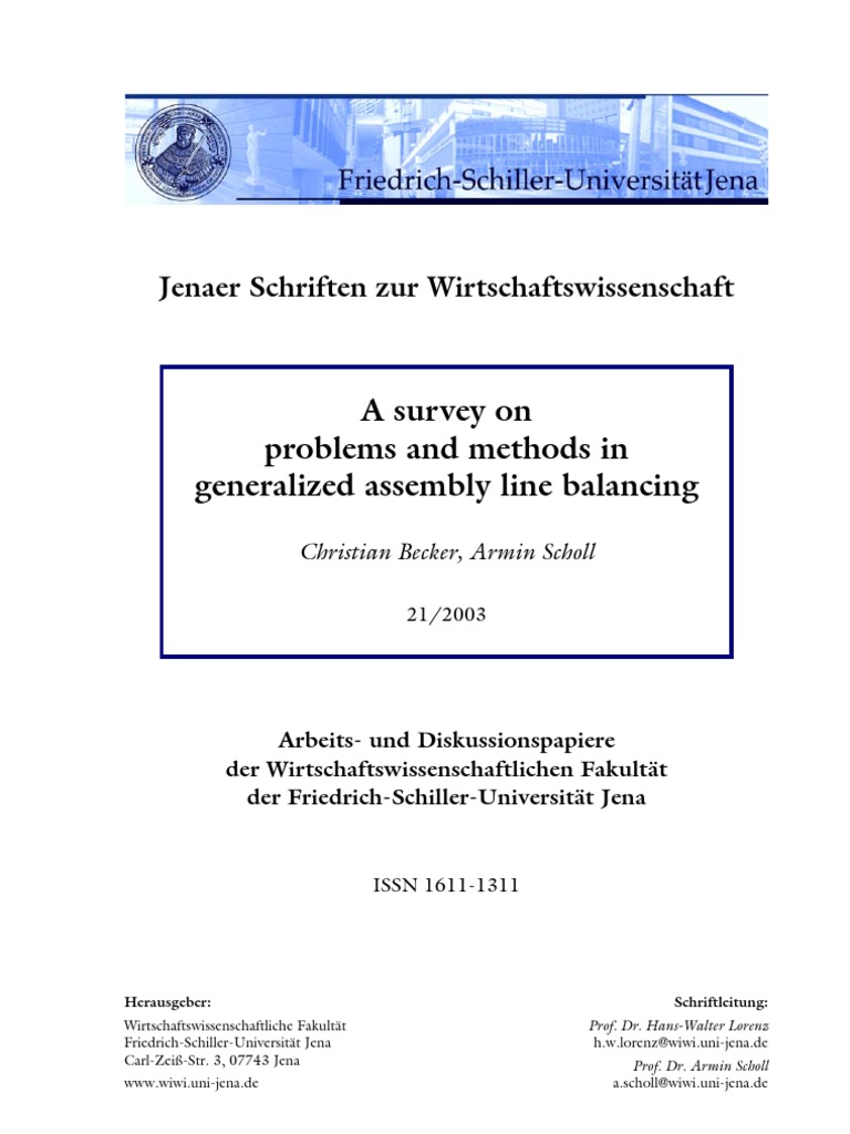 Methods of Line Balancing | PDF | Mathematical Optimization | Linear Programming