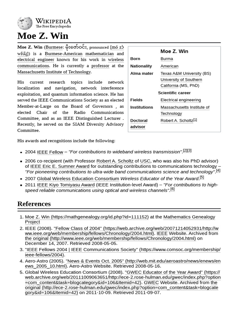 Moe_Z._Win | PDF | Telecommunications
