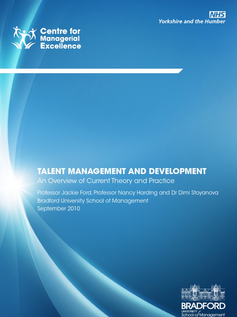 Talent Management and Development An Overview of Current Theory and ...