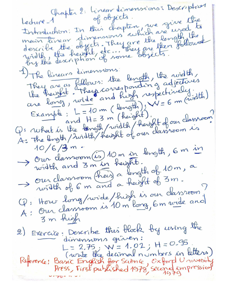 Chapter 2 - Lecture 1 | PDF