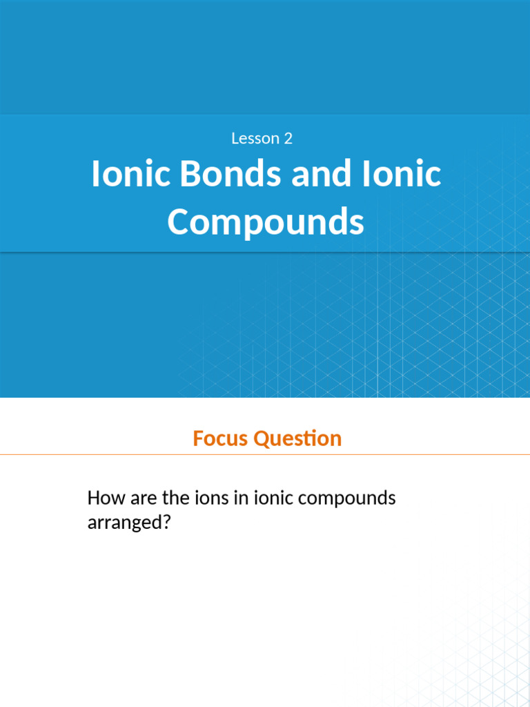 Understanding Ionic Bonds and Compounds | PDF | Ionic Bonding ...