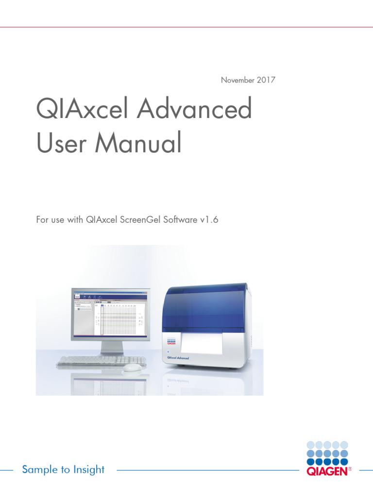 QIAxcel Advanced User Guide | PDF | Gel Electrophoresis