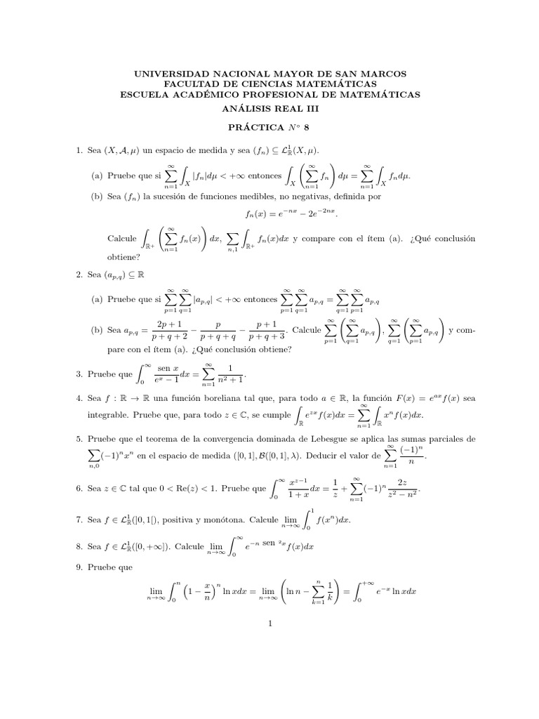 Prac 8 | PDF | Análisis | Relaciones matematicas