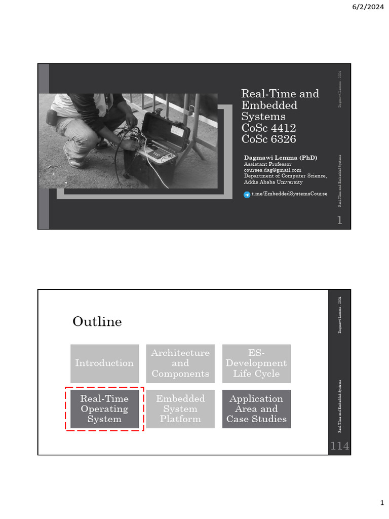 Real-Time and Embedded Systems_Lecture_Slide_Chp5_b | PDF | Scheduling (Computing) | Process ...