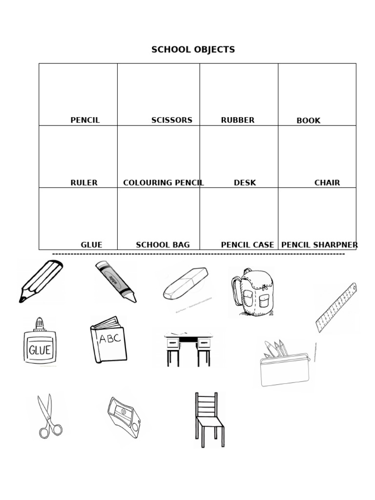 School Objects | PDF
