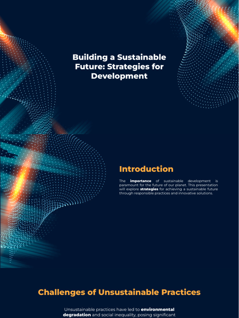 Slidesgo Building a Sustainable Future Strategies for Development ...