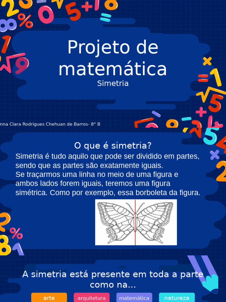 Projeto de Matematica 3 Simetria | PDF