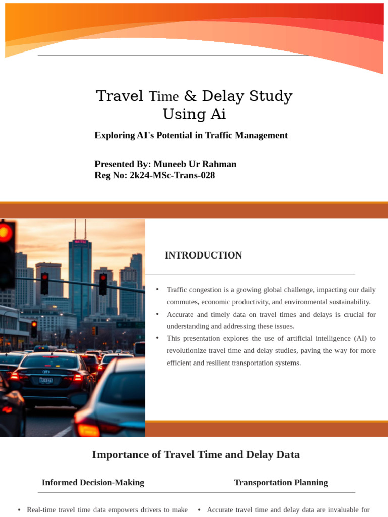 Travel & Delay Study Using Ai | PDF