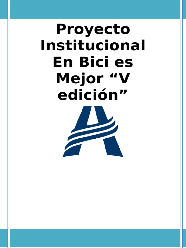 Proyecto Septiembre en Bici Es Mejor | PDF | Evaluación | Uso eficiente ...
