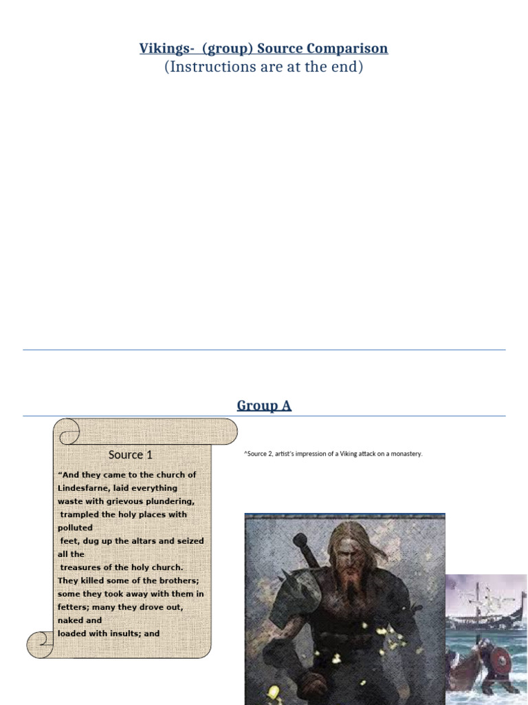 Vikings Source Analysis | PDF | Vikings