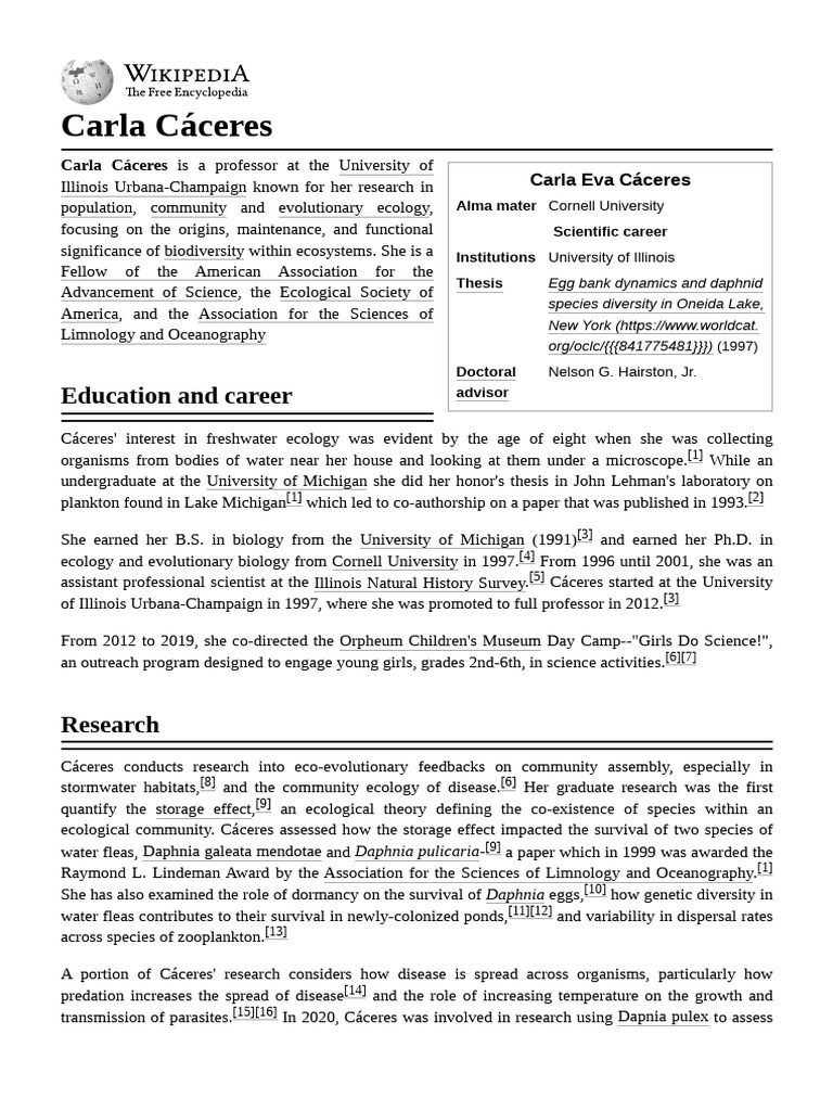 Carla_Cáceres | PDF | Ecology | Natural Environment