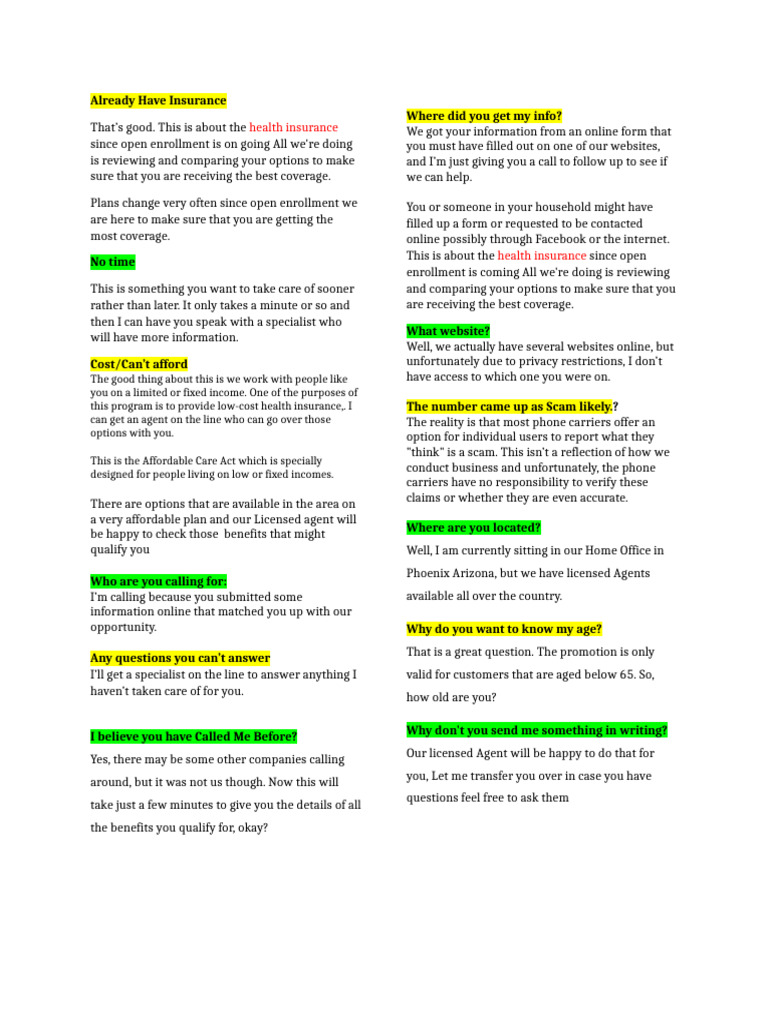 ACA Insurance Review Script | PDF | Health Economics | Public Services