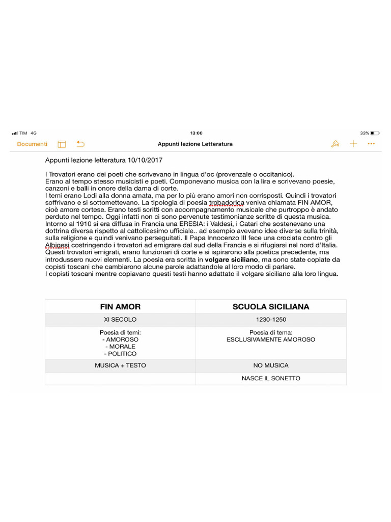 Appunti letteratura | PDF