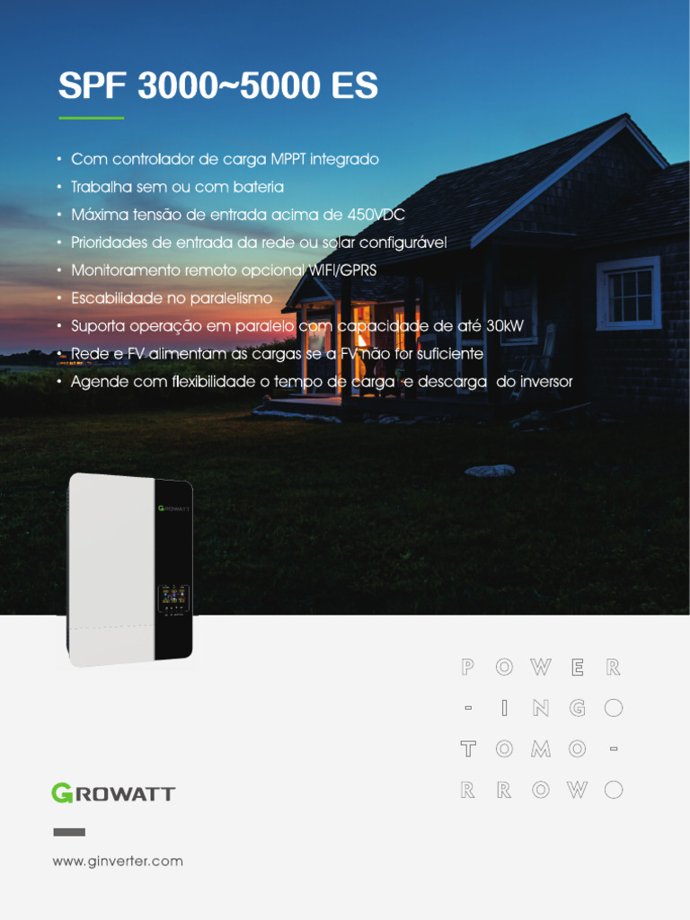 SPF 3000-5000ES Ficha de Dados PT | PDF