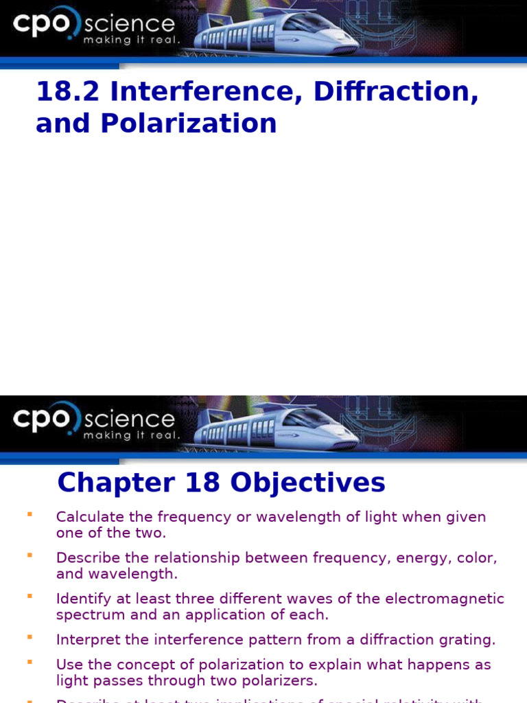 2 Interference Diffraction and Polariza | PDF | Polarization (Waves) | Diffraction