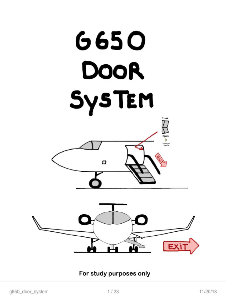 g650 Door System | PDF