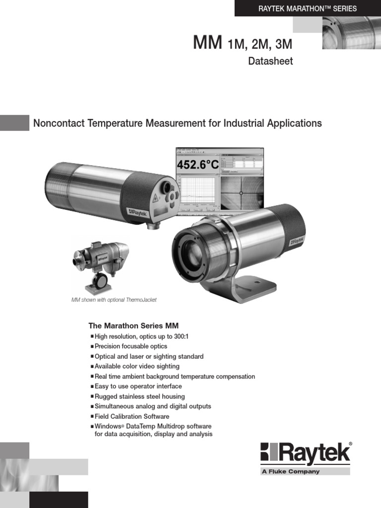 Raytek Manual RAYMM2MLSF2L | PDF | Sensor | Thermometer