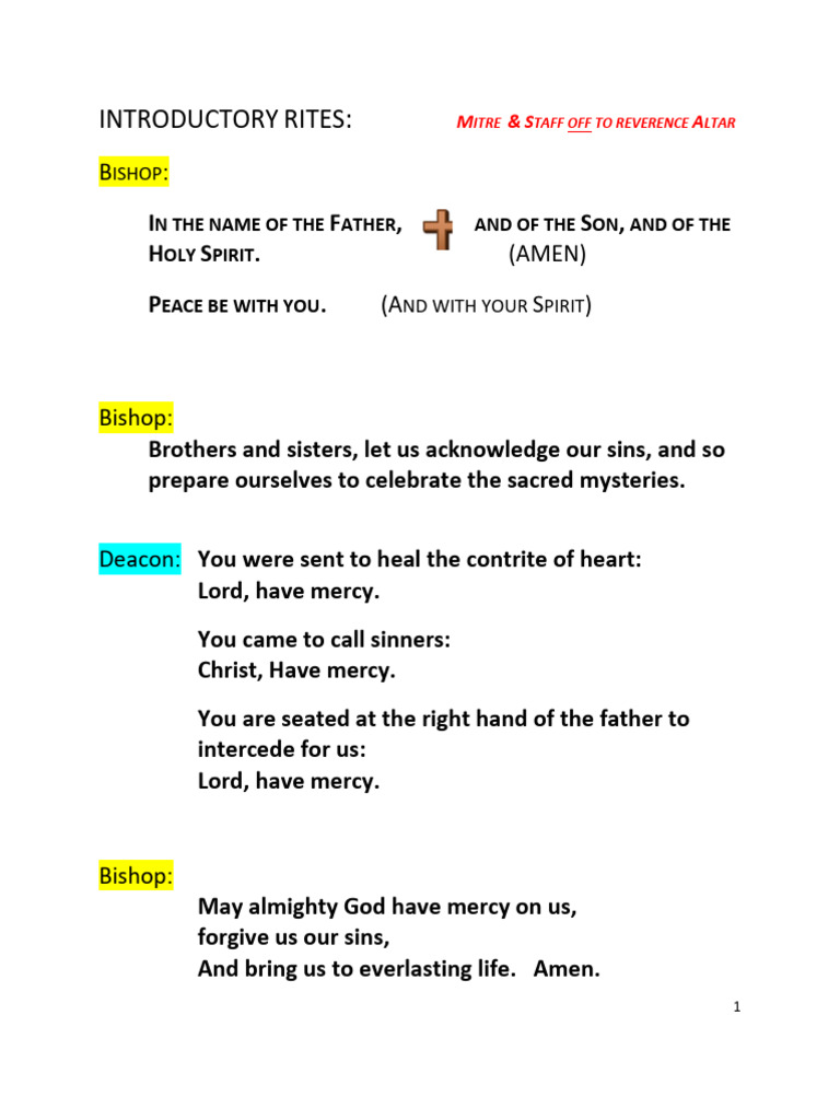 Final Confirmation Ritual 21-22 | PDF | Jesus | God The Father