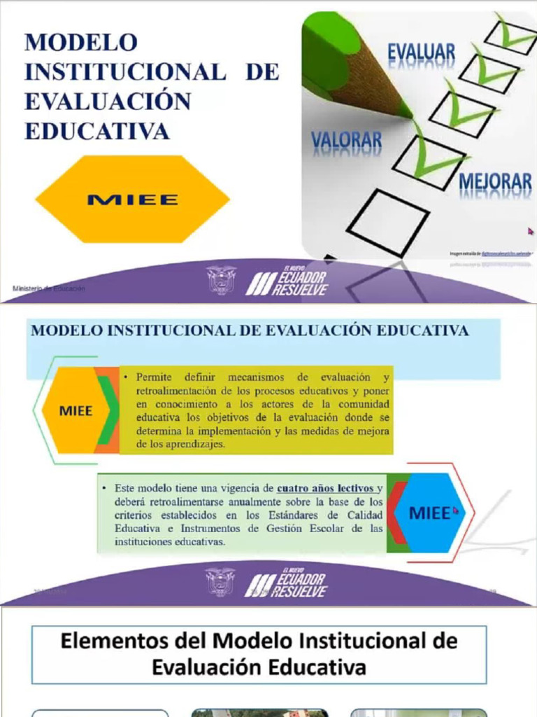Modelo de Evaluacion | PDF