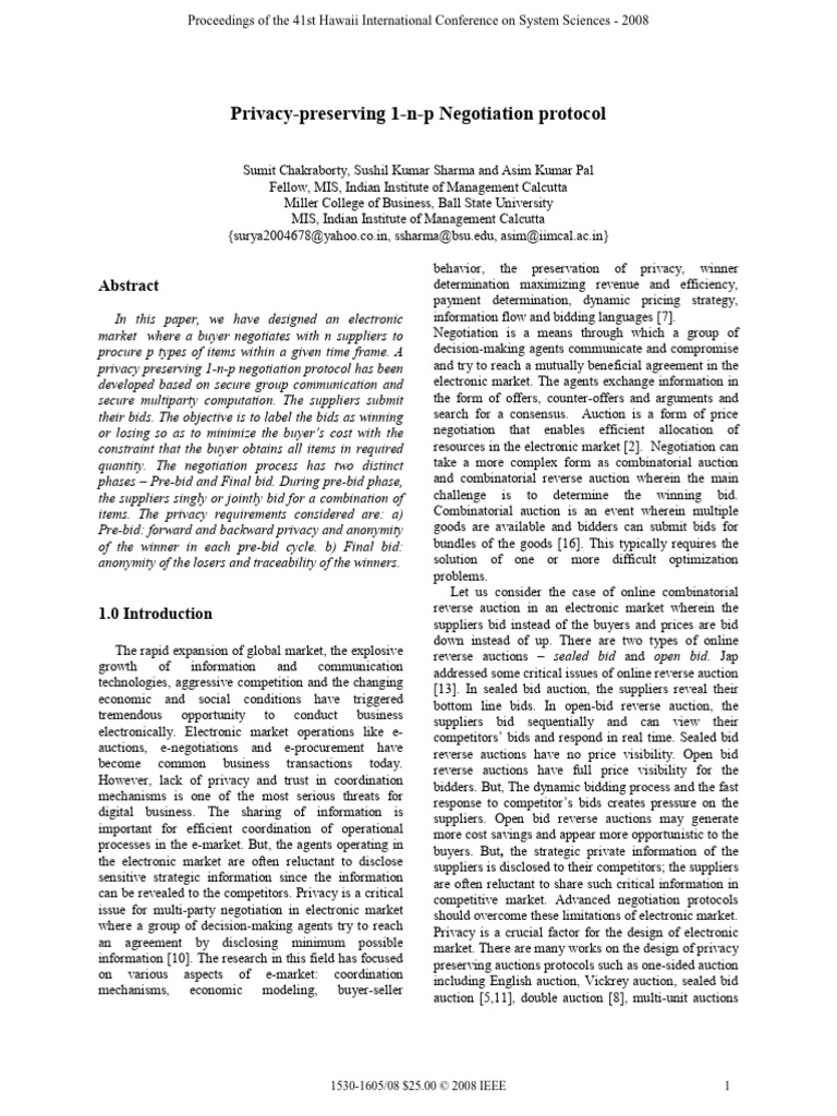 Sumit Chakraborty, Sushil Kumar Sharma, Asim Kumar Pal - Algorithmic Game _ Privacy-preserving 1 ...