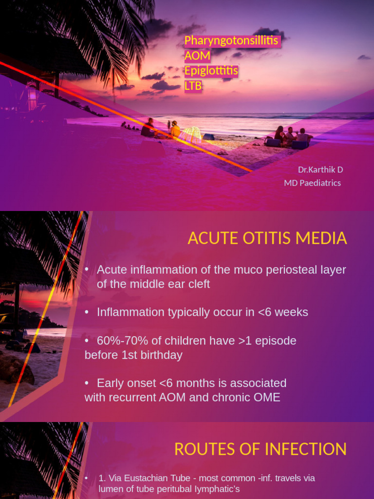 Otitis Media Ppt | PDF | Human Head And Neck | Immunology