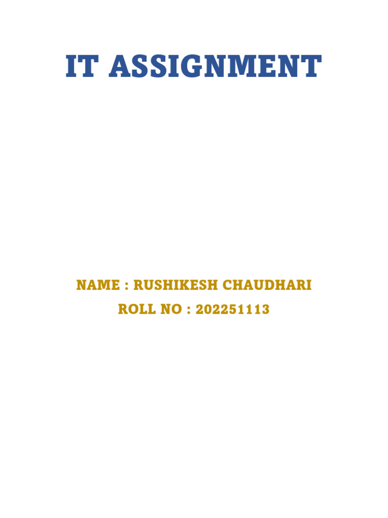 IT Assignment: String and Binary Programs | PDF